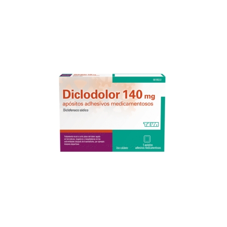 Diclodolor 140 mg 5 Apósitos | Compra en FarmaciaVizcaino.com
