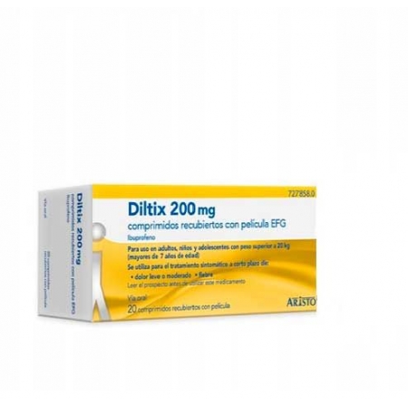 DILTIX 200 MG 20 COMPRIMIDOS RECUBIERTOS