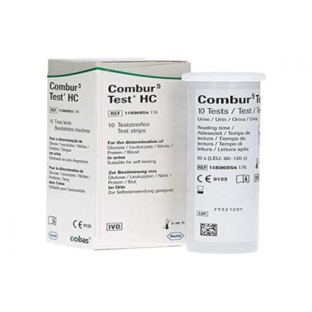 COMBUR-5 TEST HC 10 TIRAS REACTIVAS PARA ORINA