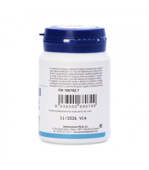 ANA MARIA LAJUSTICIA TRIPTOFANO + MELATONINA + MAGNESIO + VIT B6 60 ...