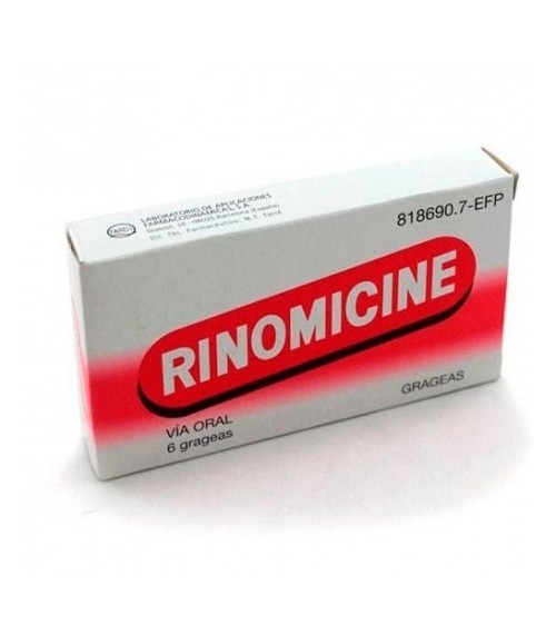 RINOMICINE 6 COMPRIMIDOS RECUBIERTOS