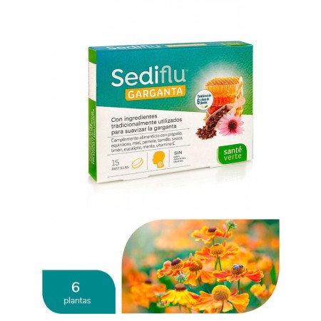 Sediflu Garganta 15 Pastillas | Compra en FarmaciaVizcaino.com